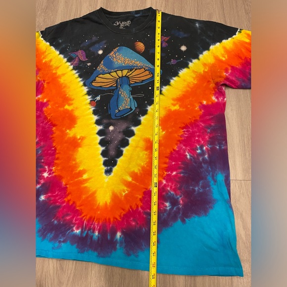 Liquid Blue | Shirts | Vintage Liquid Blue Tie Dye 2 Sided Psychedelic ...